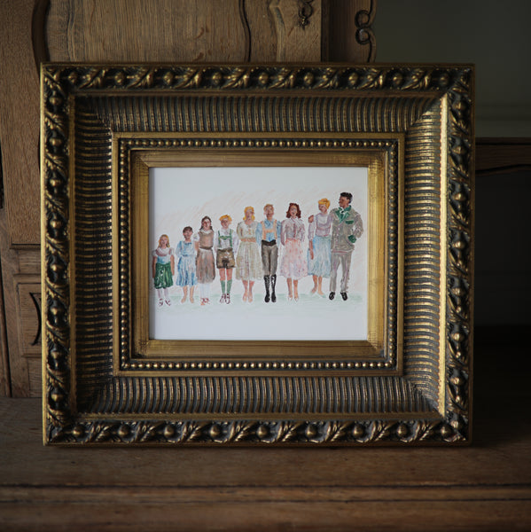 Singing von Trapps - Original Artwork – CELESTE C. CLARK